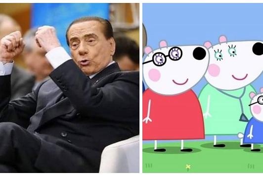 Due mamme in Peppa Pig, Berlusconi: Due mamme in Peppa Pig, Berlusconi:
