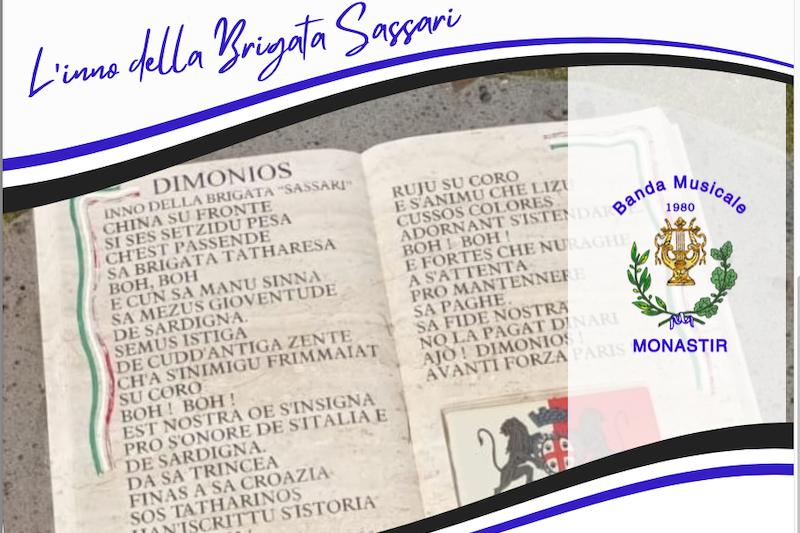 Dimonios “il Canto dei Sardi”. A Monastir la presentazione dell’Inno